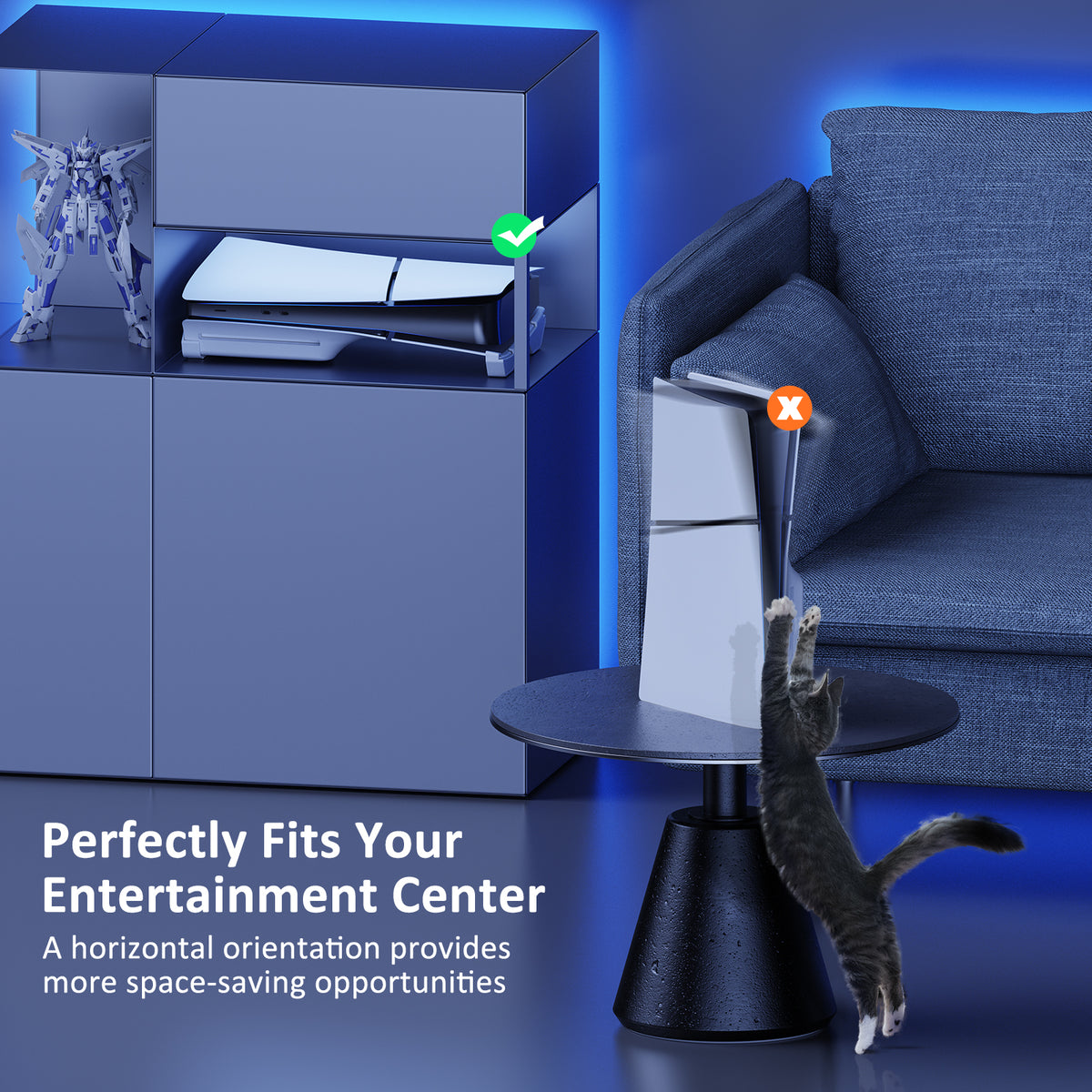 NexiGo PS5 Slim Horizontal Stand