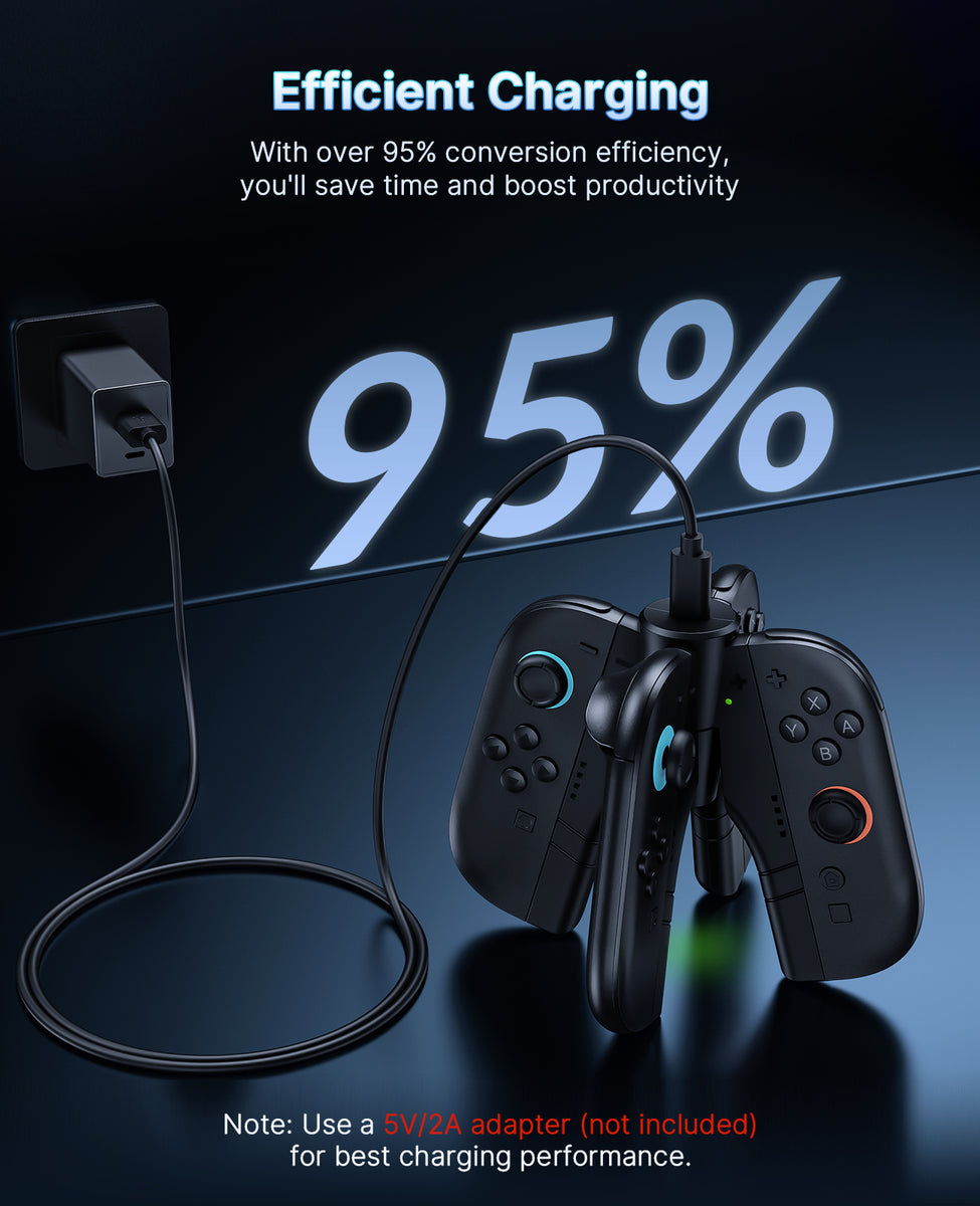 NexiGo Charging Grip for Nintendo Switch 2