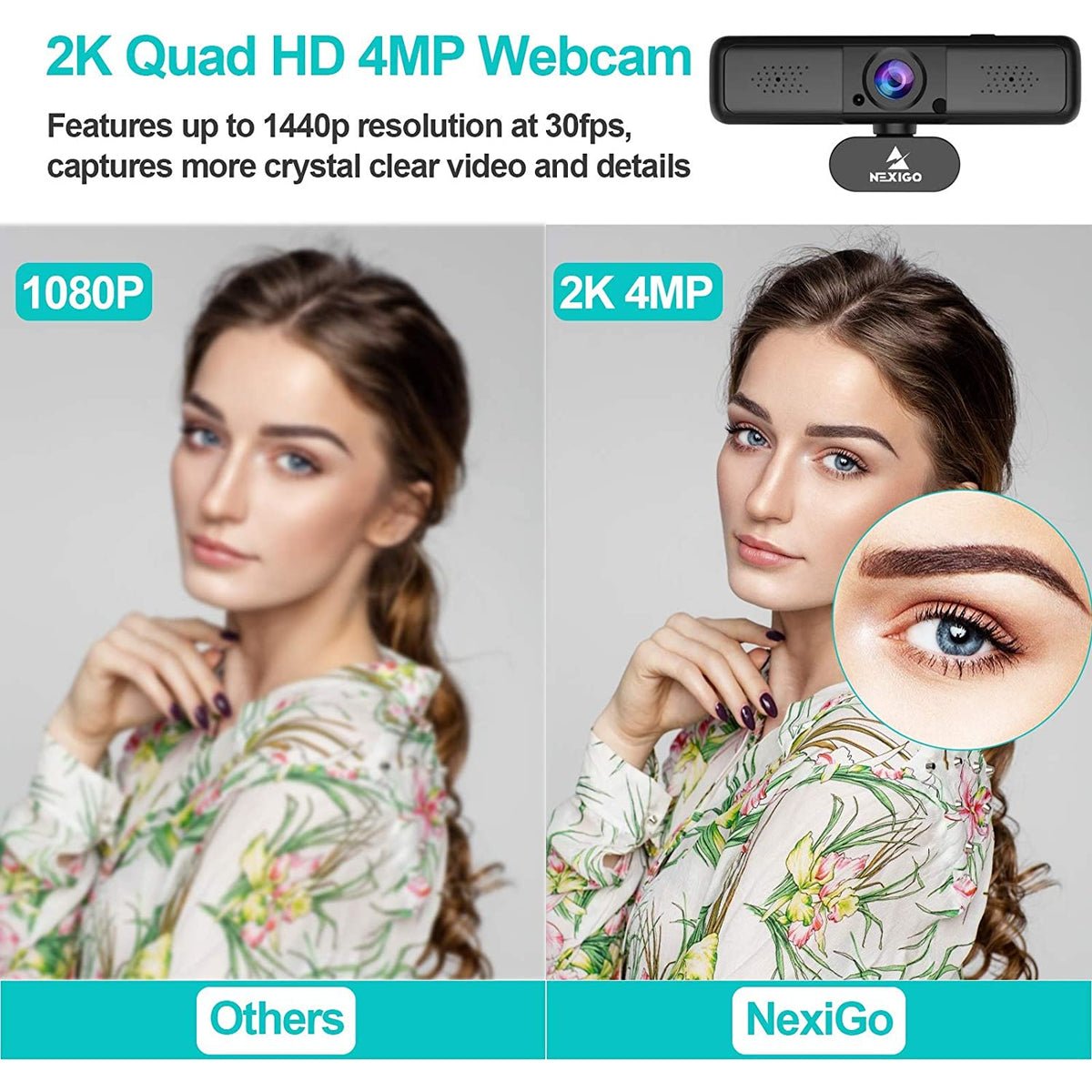 NexiGo N650 2K Webcam | NexiGo