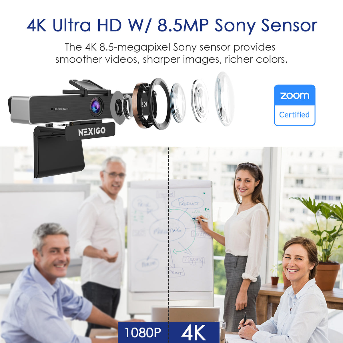 NexiGo N950P 4K Webcam | NexiGo