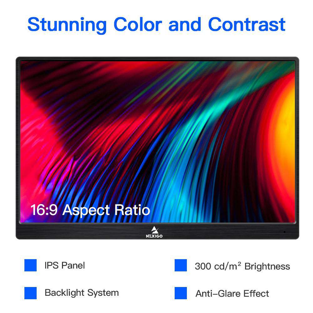 NexiGo NG15FG 15.6 Inch 144Hz Portable Monitor | NexiGo